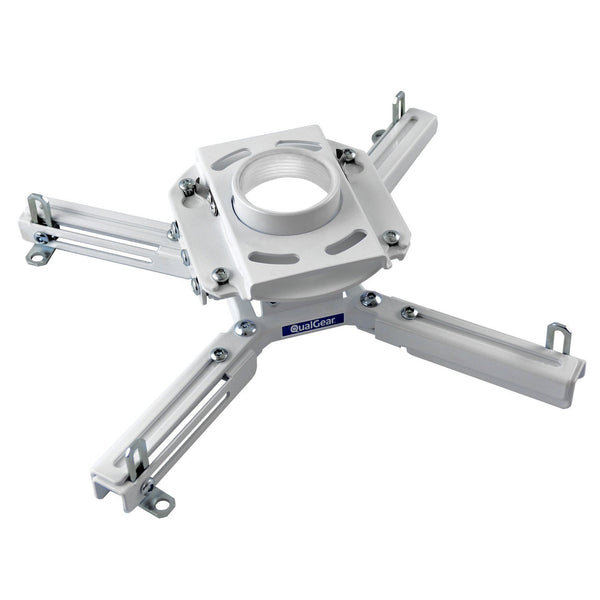 QualGear Pro-AV Projector Mounting Kit - Mount, Ceiling Adapter, Pipe
