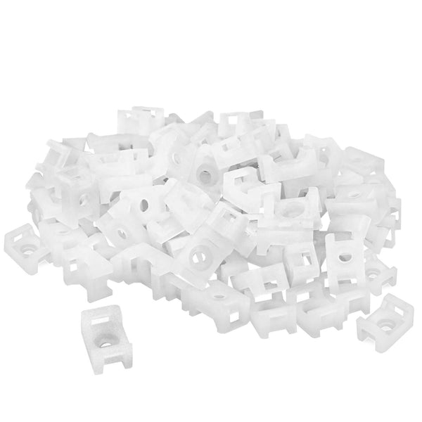 Cable Tie Mount in White (CM2-W-100-P) - Order Online at QualGear
